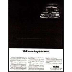 Midas | Art | 97 Midas Muffler Shop Vintage Print Ad 1959 Ford Edsel ...